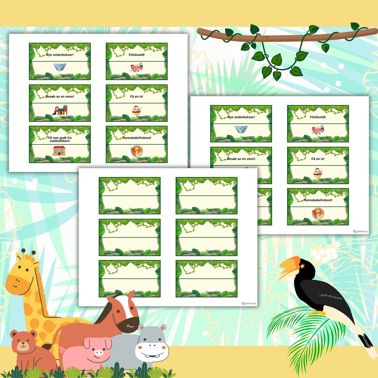 Pottetrening/Bleieavvenning – Belønningssystem for barn | Motiverende ...